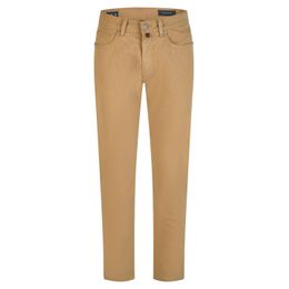 Pierre Cardin Herren Stoffhose "Lyon", braun, Gr. 40, uni, Obermaterial: 97% Baumwolle CO. 3% Elasthan EL., Hosen, im Tapered Fit