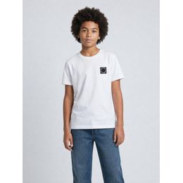 PETROL INDUSTRIES Locker geschnittenes Baumwoll-T-Shirt millpath in Wei&szlig; | Gr.: 176