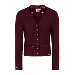 Spieth & Wensky SPIETH & WENSKY Damen Strickjacke "Strickjacke MALTA", rot, Gr. XXL, Obermaterial: 70% Wolle WO. 30% Polyester PES., Strickjacken