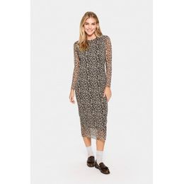 Saint Tropez Jerseykleid IaraSZ Gerade Passform in Black Reg Leo | Gr.: XS