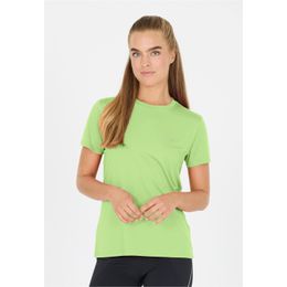 Endurance Damen T-Shirt "Yonan V2", gr&uuml;n, Gr. 42, unifarben, 92% Polyester, 8% Elasthan, Shirts, mit atmungsaktiver Quick-Dry-Funktion