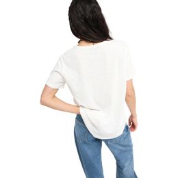 Roxy Damen T-Shirt "Oceanwave Regular Slub"coconut milk, Gr. M, Obermaterial: 60% Baumwolle, 40% Polyester., Shirts