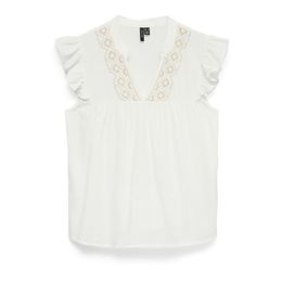 V&eacute;ro Moda VERO MODA Blouse 'DICTHE' female size M Kitt / White