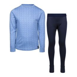 Trespass Kinder Funktionsunterhose "Alec Base Layer Set" in Blau | Gr.: 5-6 Jahre