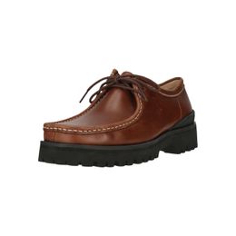 Clarks Herren Schn&uuml;rschuh "Walla Yukoner", Gr. 42, braun, Leder, Schuhe, mit XL EXTRALIGHT-Absatzsohle