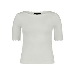 Zero Halbarm-Shirt mit U-Boot-Ausschnitt in Brilliant White | Gr.: 36