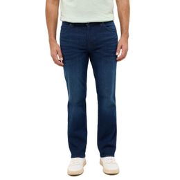 Mustang Herren Straight-Jeans "Tramper Straigt", blau, Gr. 33, Denim/Jeans, Obermaterial: 99% Baumwolle, 1% Elasthan, Jeans