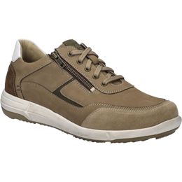 Josef Seibel Herren Schn&uuml;rschuh "Enrico 33, sand-multi", Gr. 44, beige, Obermaterial: 100% Rindsleder Leather cow., Schuhe