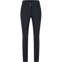 Damen Stretch-Hoseschwarz (59), Gr. 42, Sportalm KITZB&Uuml;HEL, clean, unifarben, Web, Obermaterial: 86% Polyamid, 14% Elasthan, Hosen, mit
