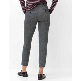 Brax Damen Caprihose "Style MARON S", grau, Gr. 42, 82% Polyester, 14% Baumwolle, 4% Elasthan, Hosen
