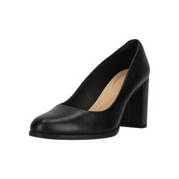 Clarks Damen Pumps "Freva85", Gr. 42schwarz, Leder, Schuhe, mit gepolstertem Fu&szlig;bett