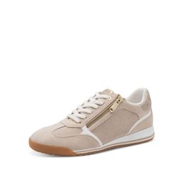 Marco Tozzi Sportliche Schn&uuml;rschuhe in Beige | Gr.: 39