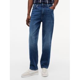Tommy Jeans Herren 5-Pocket-Jeans "Sonny", blau, Gr. 30, unifarben, Denim/Jeans, Obermaterial: 99% Baumwolle, 1% Elasthan, Jeans, mit Stretch Tapered
