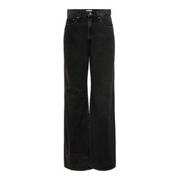 Only Jeans mit weitem Bein in Black Denim | Gr.: W28/L32