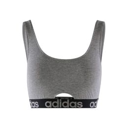 Adidas Bustier SCOOP BRALETTE in grau-mel. | Gr.: XL