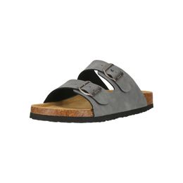 NOU Herren Sandale "Shawnee V2", Gr. 44, grau, Lederimitat, Schuhe, mit gepolstertem Fu&szlig;bett