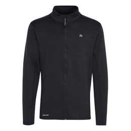 North Bend Herren Sweatjacke "Funktionsjacke NBKalleo M", schwarz, Gr. L, Obermaterial: 92% Polyester PES. 8% Elasthan EL., Sweatshirts