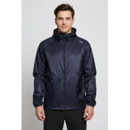 CMP Herren Regenjacke, schwarz, Gr. 52, Obermaterial: 100% Polyamid, Jacken, mit Pack-in-Pocket-Design