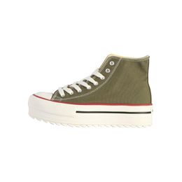 victoria Schn&uuml;r-Sneaker mit hohem Schaft Gr&uuml;n | Gr.: 39