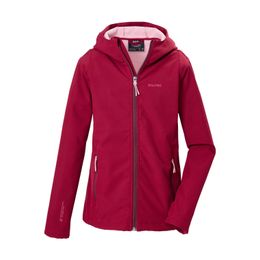 Killtec Kinder Softshelljacke "KOW 164 GRLS SFTSHLL JCKT", rot, Gr. 152, Oberseite: 100% Polyester.R&uuml;ckseite: 100% Polyester.Futter: 100% Polyester,