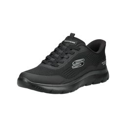 Skechers Herren Sneaker "Skechers Sneaker Textil", Gr. 48,5, schwarz, Textil, Schuhe