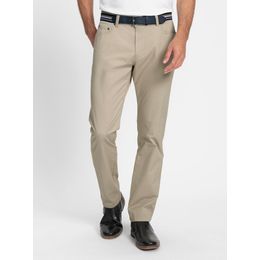 Br&uuml;hl BR&Uuml;HL Herren 5-Pocket-Hose, beige, Gr. 54, unifarben, 98% Baumwolle, 2% Elasthan, Hosen