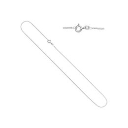 Jobo Damen Goldkette "Panzerkette 1,3 mm", 38cm, Wei&szlig;gold 585, silber, Wei&szlig;gold 585, Halsketten, 14 Karat 585 Wei&szlig;gold