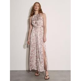 Apricot Damen Maxikleid "Maxikleid aus Satin", rosa, Gr. 38, gemustert, gewebt, Obermaterial: 97% Polyester PES. 3% Elasthan EL., Kleider, mit