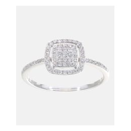 Diamant L'&eacute;ternel Ring aus 750 Wei&szlig;gold mit 0.25 Karat Diamant | Gr.: 50