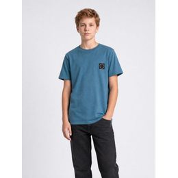PETROL INDUSTRIES Locker geschnittenes Baumwoll-T-Shirt millpath in Blau | Gr.: 164