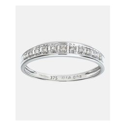 Diamant L'&eacute;ternel Eternity-Ring aus 375 Wei&szlig;gold mit Diamant | Gr.: 53