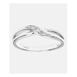 Diamant L'&eacute;ternel Ring aus 375 Wei&szlig;gold mit Diamant | Gr.: 55