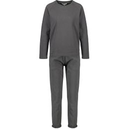 alife and kickin ALIFE & KICKIN Damen Loungeanzug "Damen Loungewear Set, Jogginganzug", Gr. S, grau, 95% Baumwolle, 5% Elasthan, Homewear-Sets