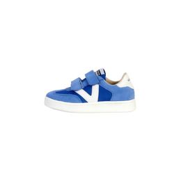 victoria Niedrige Ledersneaker f&uuml;r Kinder Blau | Gr.: 33