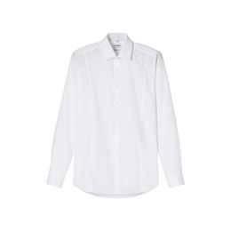 OLYMP Herren Businesshemd "OLYMP Level Five, Body Fit, New York Kent"wei&szlig;, Gr. 39, 97% Baumwolle, 3% Elastolefin, Hemden