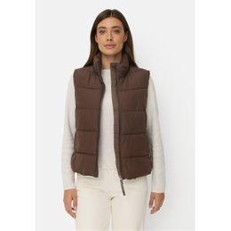Camel Active Winddichte Weste mit Rei&szlig;verschlusstaschen in Braun | Gr.: 46