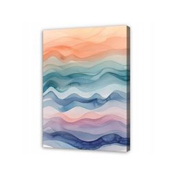 WALLARENA Leinwandbild Abstrakt in Bunt | Gr.: 60 x 40 cm