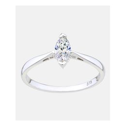 Diamant L'&eacute;ternel Ring aus 375 Wei&szlig;gold mit Diamant | Gr.: 63