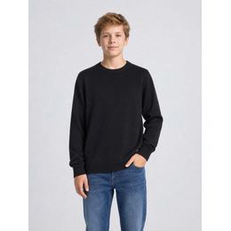 PETROL INDUSTRIES Feinstrick-Pullover mit Rundhals millshore in Schwarz | Gr.: 152