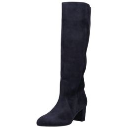 Gabor Damen Stiefel "Gabor Stiefel Veloursleder", Gr. 40, blau, Veloursleder, Schuhe