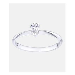 Diamant L'&eacute;ternel Verlobungsring aus 375 Wei&szlig;gold mit Diamant | Gr.: 47