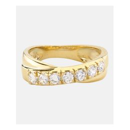 Diamant L'&eacute;ternel Eternity-Ring aus 375 Gelbgold mit Zirkonia | Gr.: 50