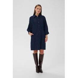 Soaked in Luxury Kleid SLChaman Feminine Form in Dark Blue Denim | Gr.: S