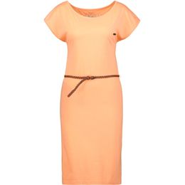 alife and kickin ALIFE & KICKIN Damen Sommerkleid, orange, Gr. XS, 65% Baumwolle, 35% Polyester, Kleider