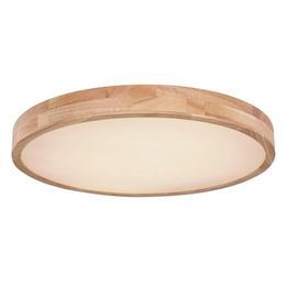 Globo Lighting Deckenleuchte holzfarben Ma&szlig;e (cm): H: 10,5 &Oslash;: 60 &raquo; H&ouml;ffner