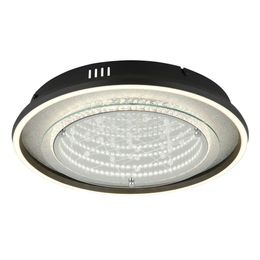 Globo Lighting Deckenleuchte schwarz Ma&szlig;e (cm): H: 6,8 &Oslash;: 40 &raquo; H&ouml;ffner