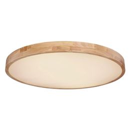 Globo Lighting Deckenleuchte holzfarben Ma&szlig;e (cm): H: 10,5 &Oslash;: 80 &raquo; H&ouml;ffner