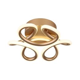 Globo Lighting Deckenleuchte gold Ma&szlig;e (cm): H: 10 &Oslash;: 26 &raquo; H&ouml;ffner