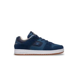 DC Shoes Herren Schn&uuml;rschuh "Manteca Se", Gr. 8schwarz denim, Obermaterial: Leder / Futter: Textil / Au&szlig;ensohle: Gummi., Schuhe