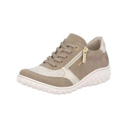 Rieker Sportlicher Schn&uuml;rschuh in creme | Gr.: 40